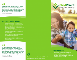 Child Parent Psychotherapy (CPP) Brochure - For Families | Nebraska Resource Project for ...
