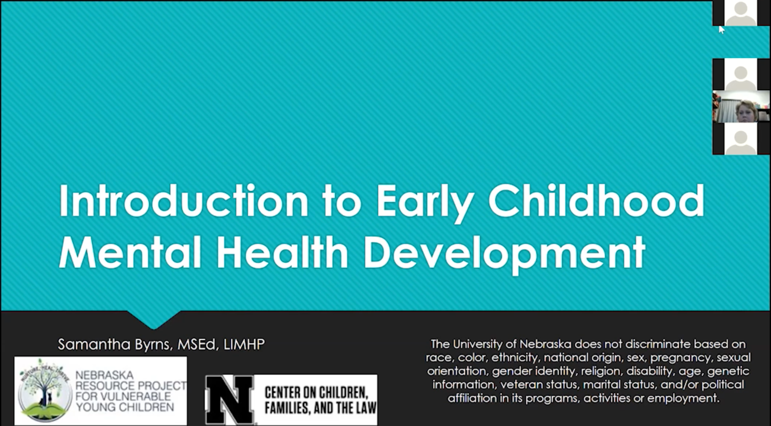 Introduction to Early Childhood Mental Health Development | Nebraska ...